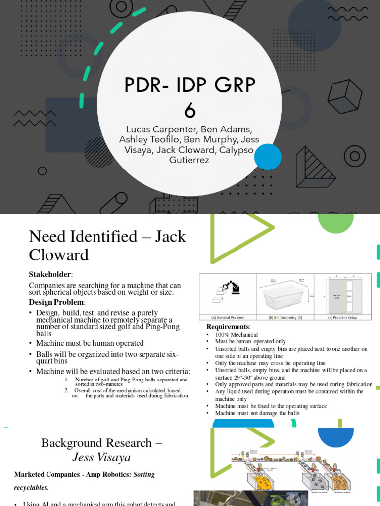 PDR Slideshow | PDF | Engineering Tolerance
