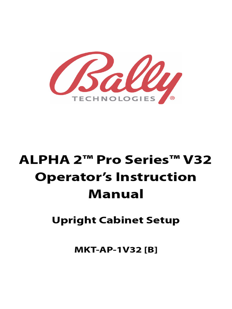 Alpha Pro2 V32 Operators | PDF | Alternating Current | Door