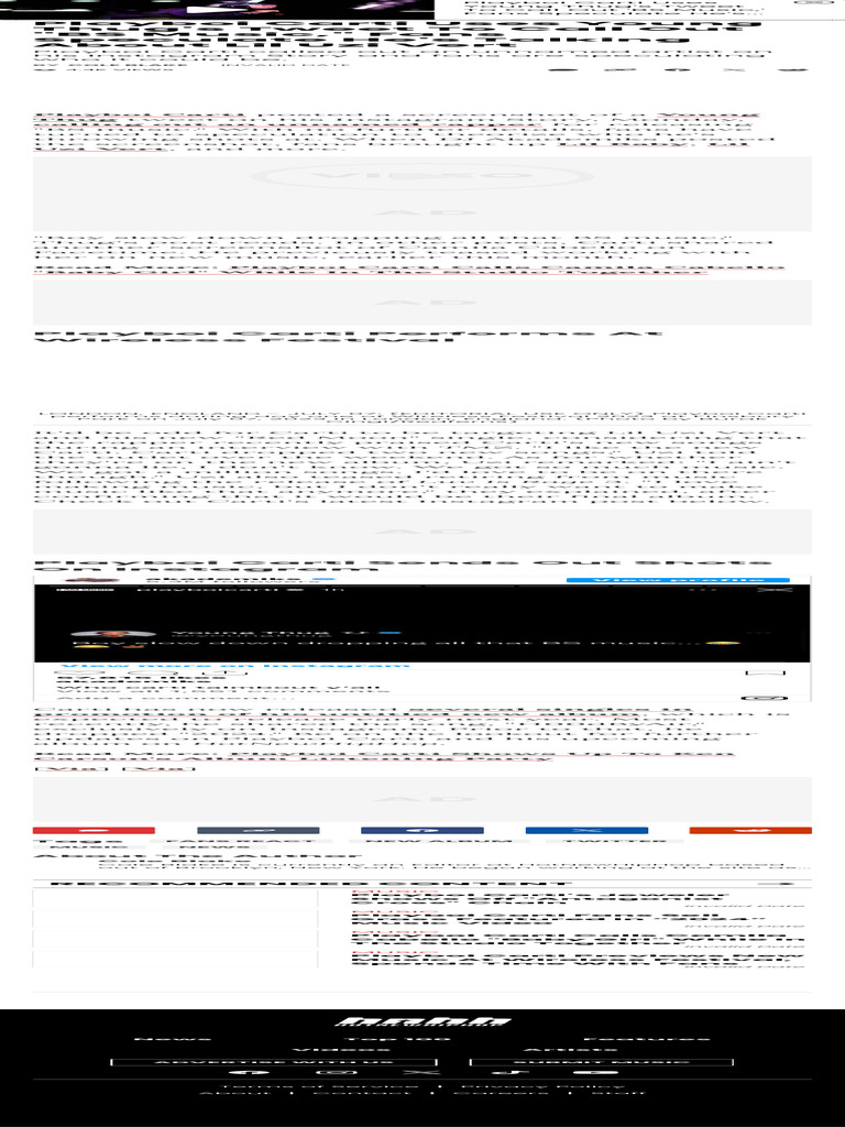 Playboi Carti Calls Out "BS Music" | PDF