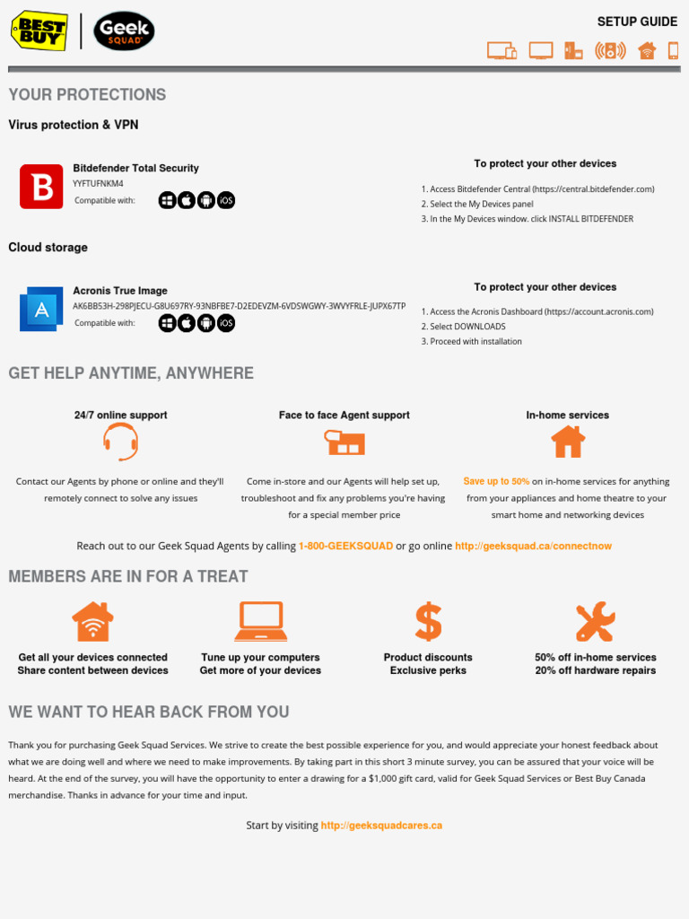 Geek Squad Setup Guide | PDF | Software | Computer Engineering