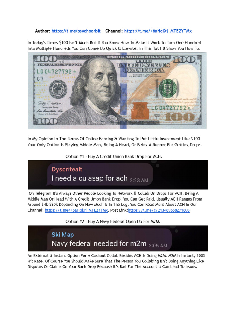 How To Turn 100 Into Thousands Pdf