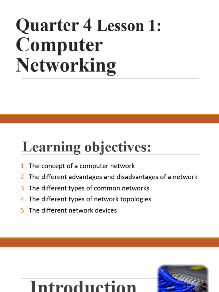 Quarter 4 - Lesson 1 Computer Network | PDF | Computer Network ... Quarter 4 - Lesson 1 Computer Network | PDF | Computer Network ...