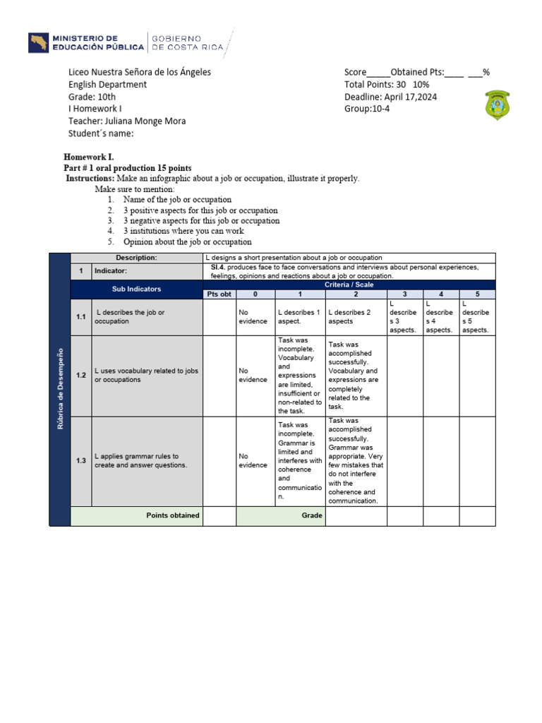 Homework - 10th Corregido | PDF | Turtle | Sea Turtle