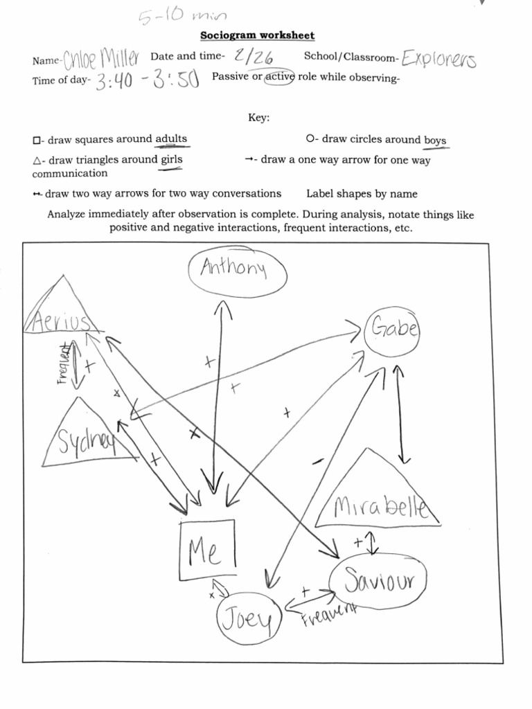 Edt 313 Sociogram | PDF