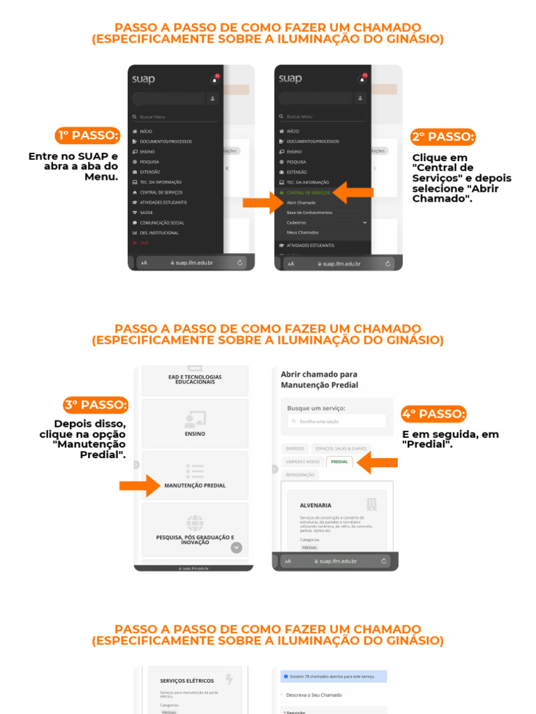 Passo A Passo de Como Fazer Um Chamado - 20240417 - 112253 - 0000 | PDF