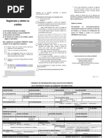 Formato de Solicitud de Crédito Fonacot | PDF | Gobierno | Business