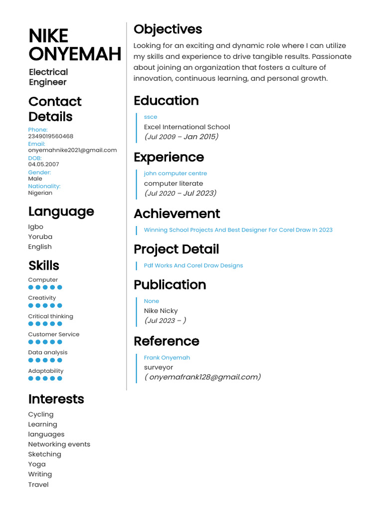 Nike Resume 272 | PDF