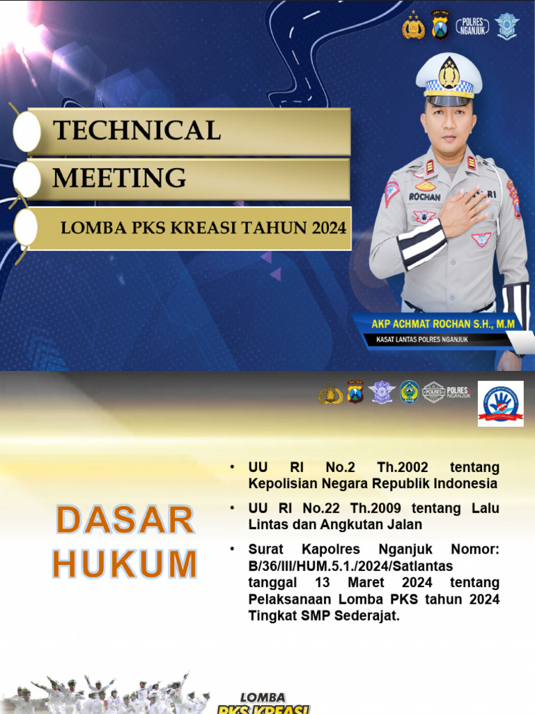 Technical Meeting Lomba Pks 2024 Revisi | PDF