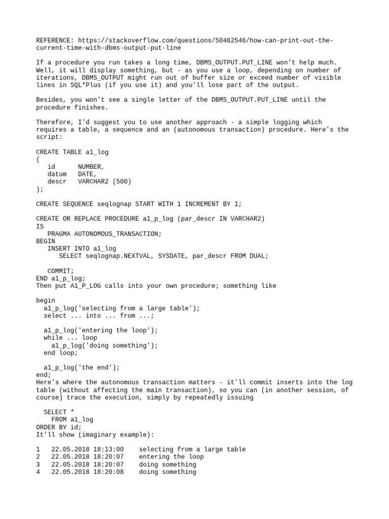 Debug A Procedure Takes A Long Time | PDF | Teaching Methods & Materials