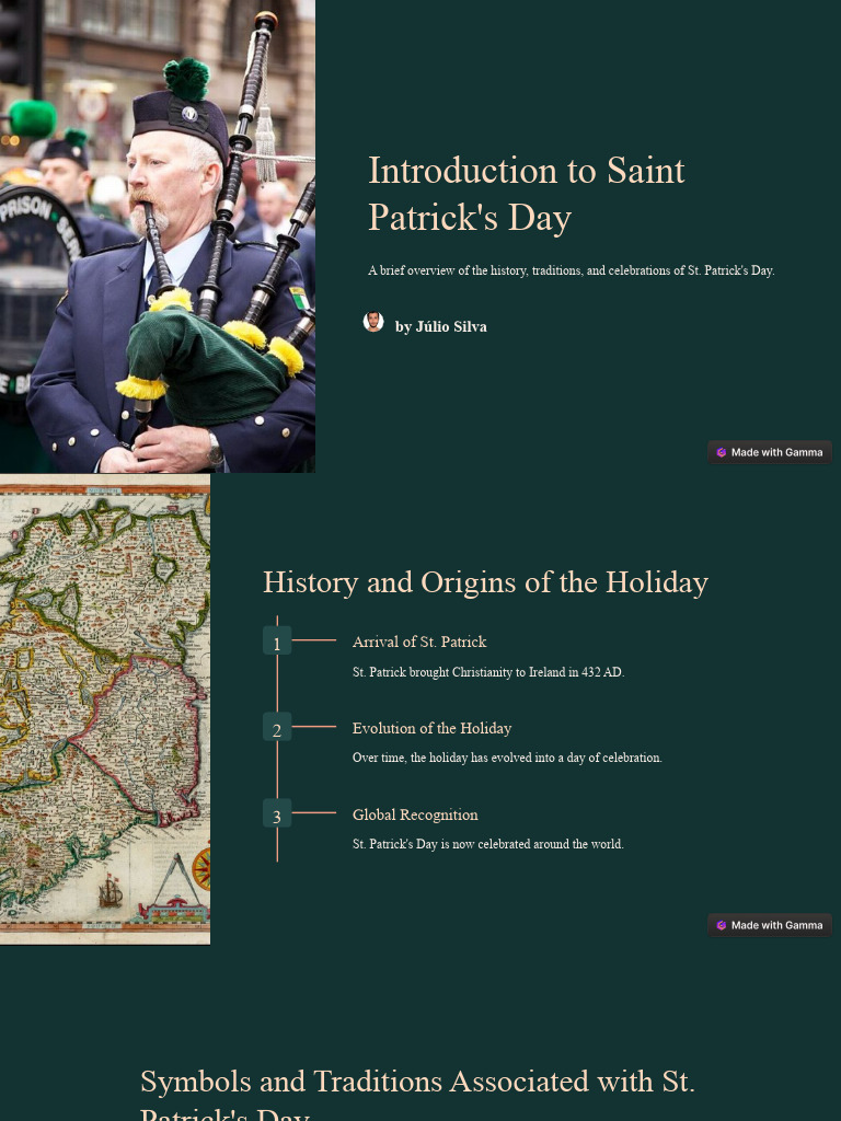 Introduction to Saint Patricks Day | PDF | Republic Of Ireland | Saint Patrick