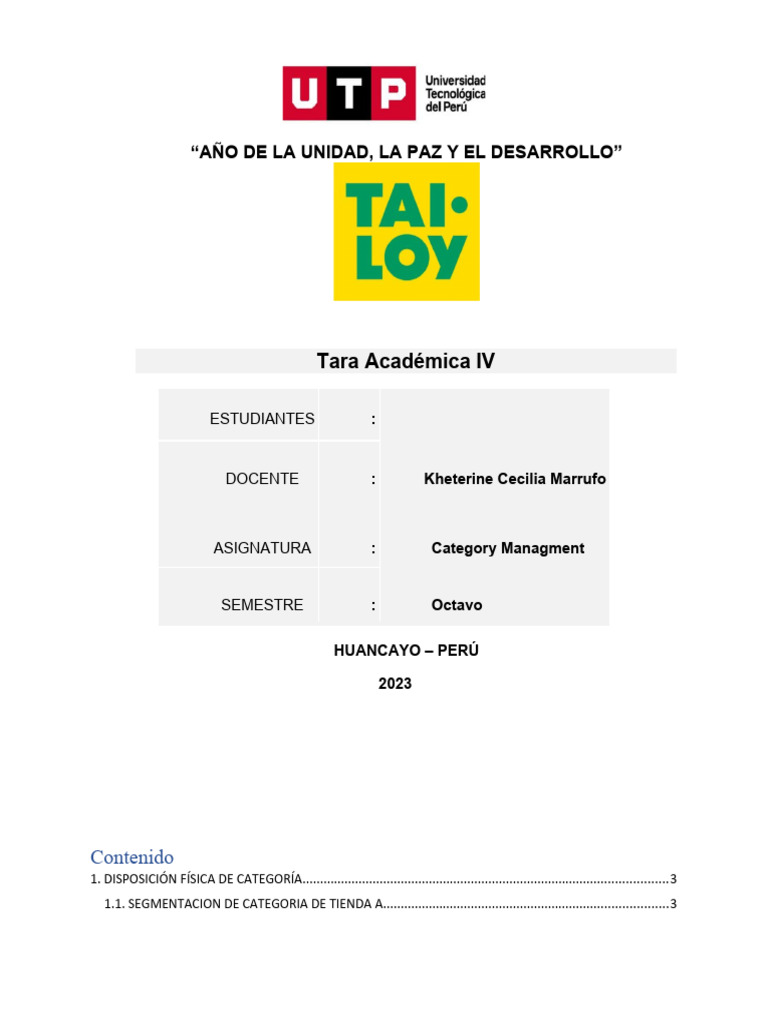 TA4 Category Management | PDF | Las compras en línea | Cupón