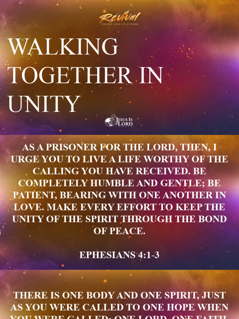 Together in Unity | PDF | Baptism | Faith