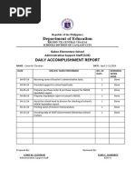 Utility Worker Accomplishment Report | PDF