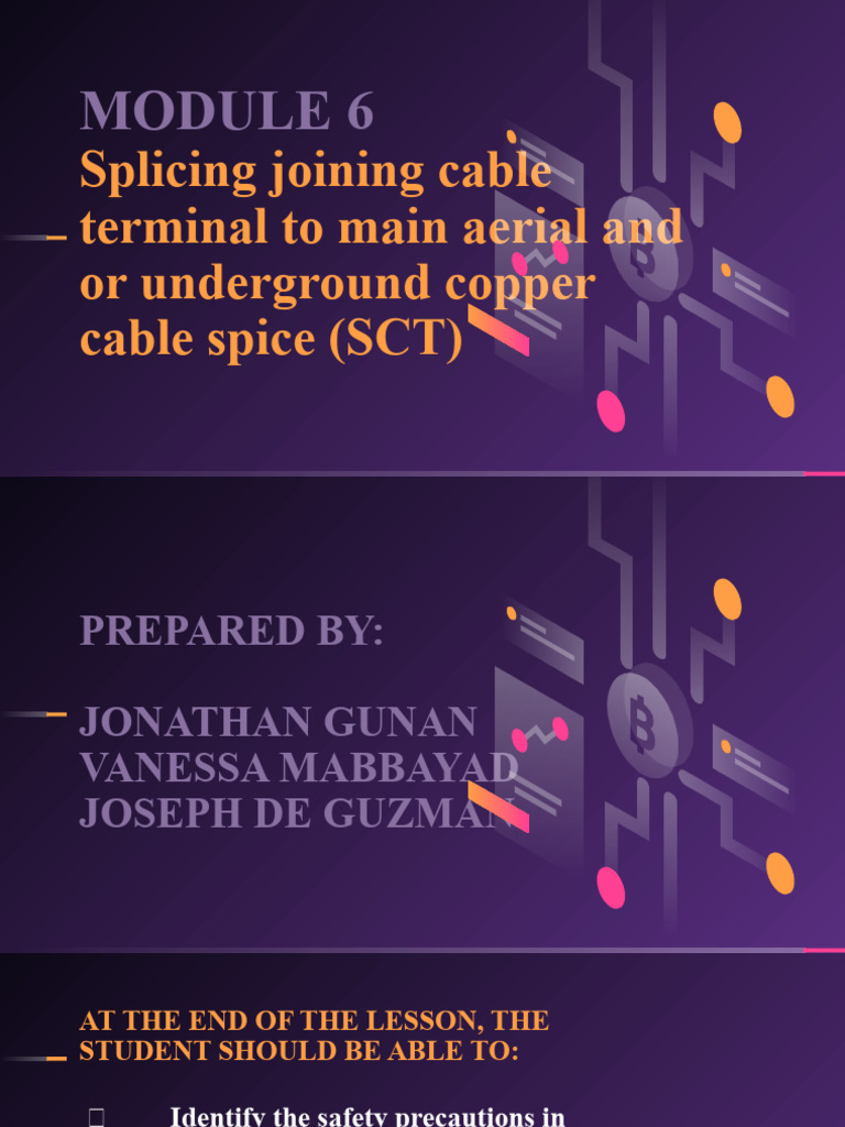 Cable Splicing and Installation Guide | PDF | Optical Fiber | Knot