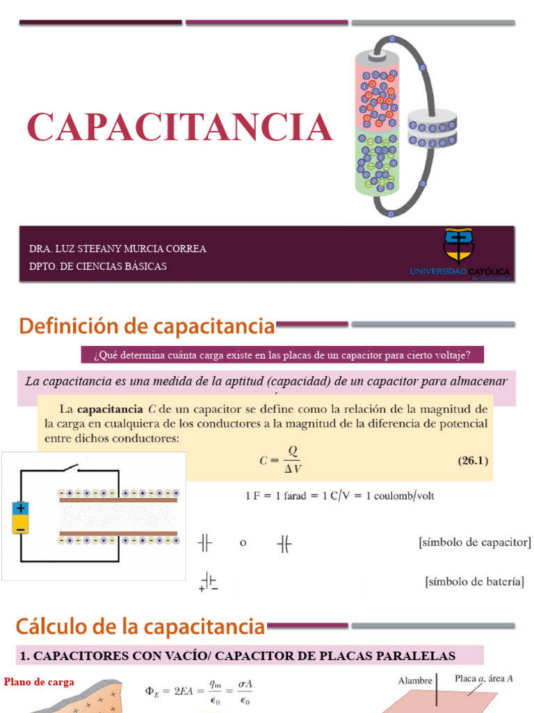 Capacitancia | PDF | Condensador | Capacidad