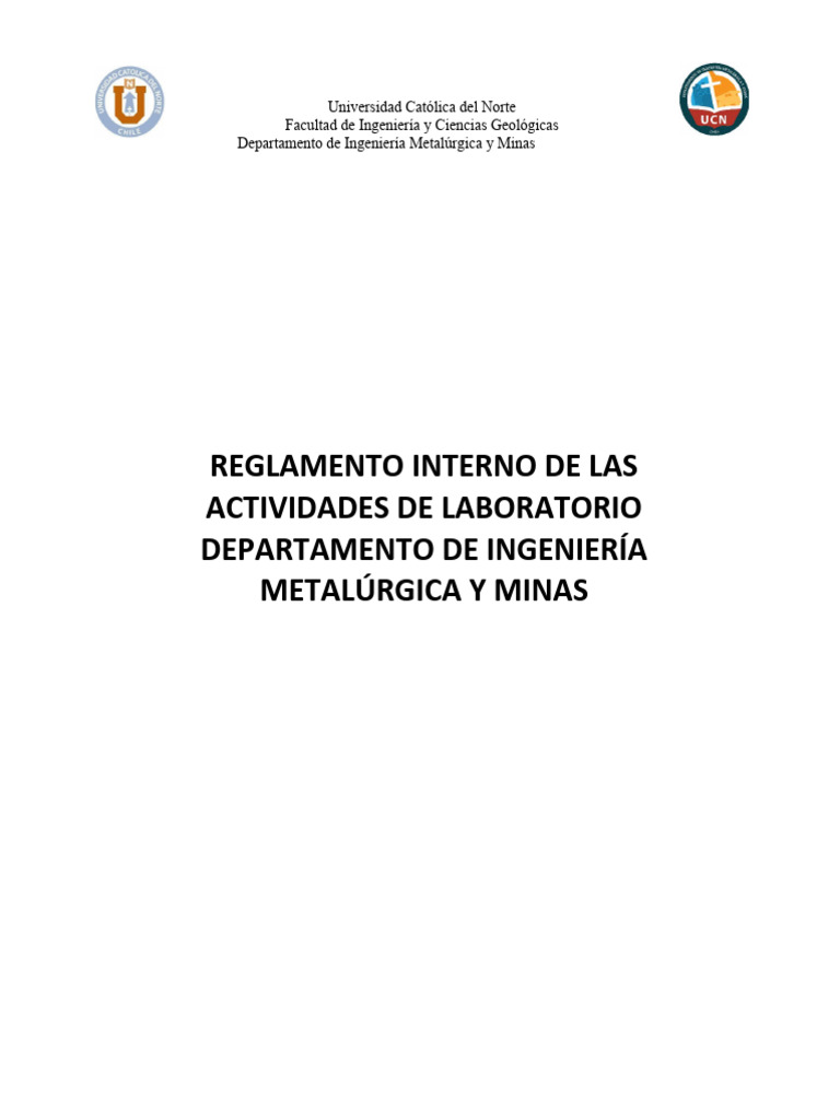 Reglamento de Laboratorio 2024 | PDF | Laboratorios