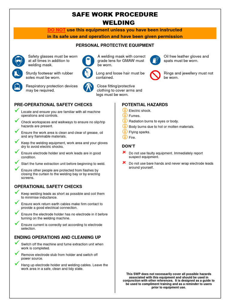 SWP - Welding Manual LI | Download Free PDF | Welding | Construction