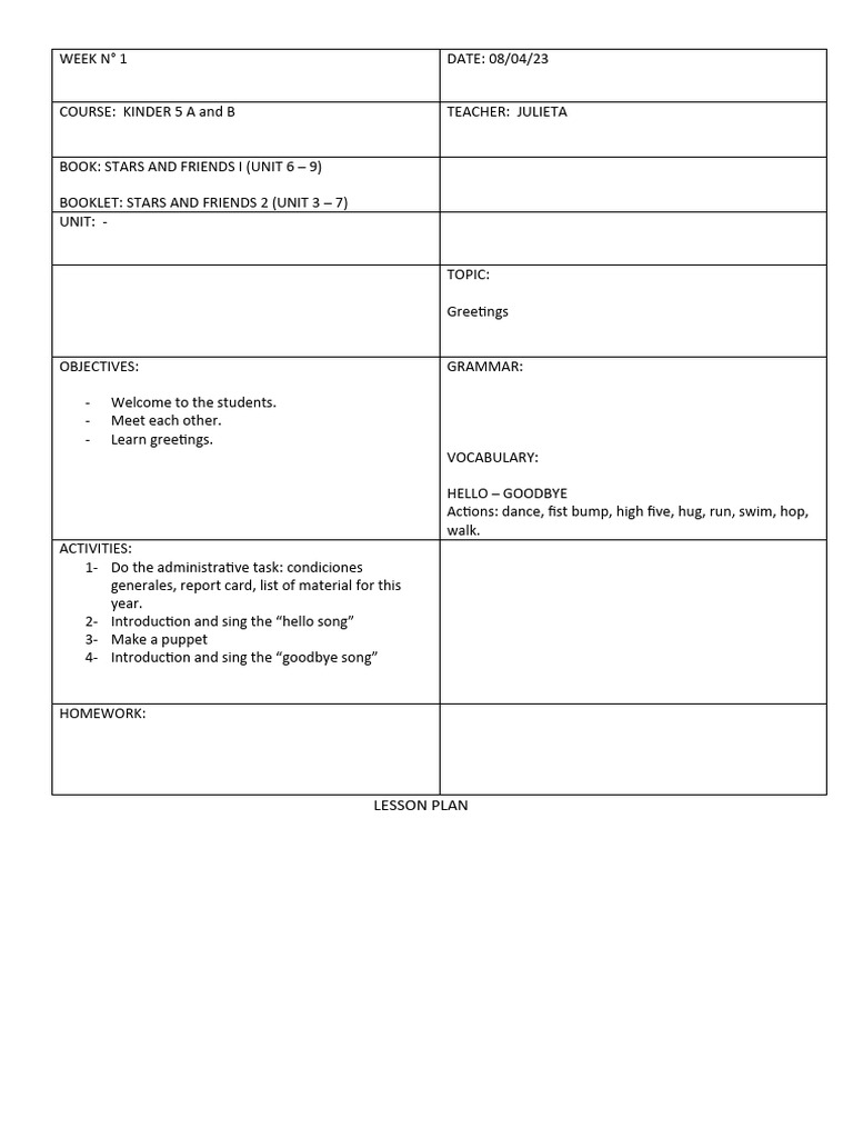 Lesson Plan 3b | PDF