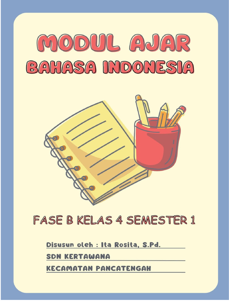 1 Modul Ajar B. Indonesia Meliuk Dan Menerjang | PDF