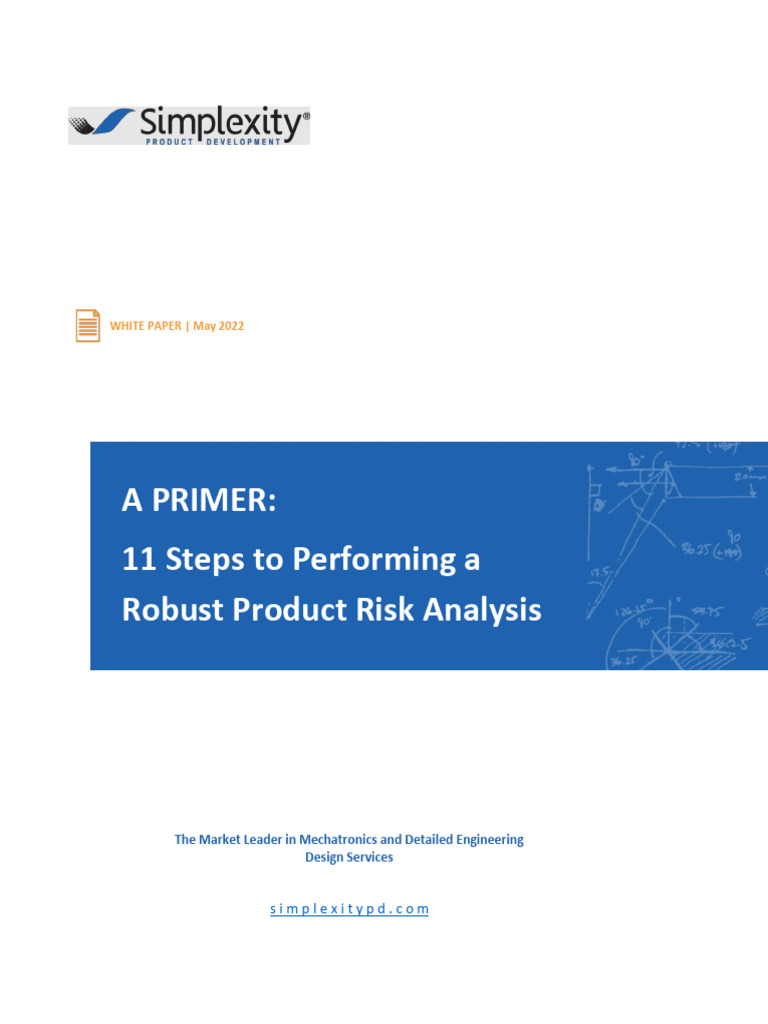 11 Steps To Performing A Robust Product Risk Analysis | PDF | Risk ...