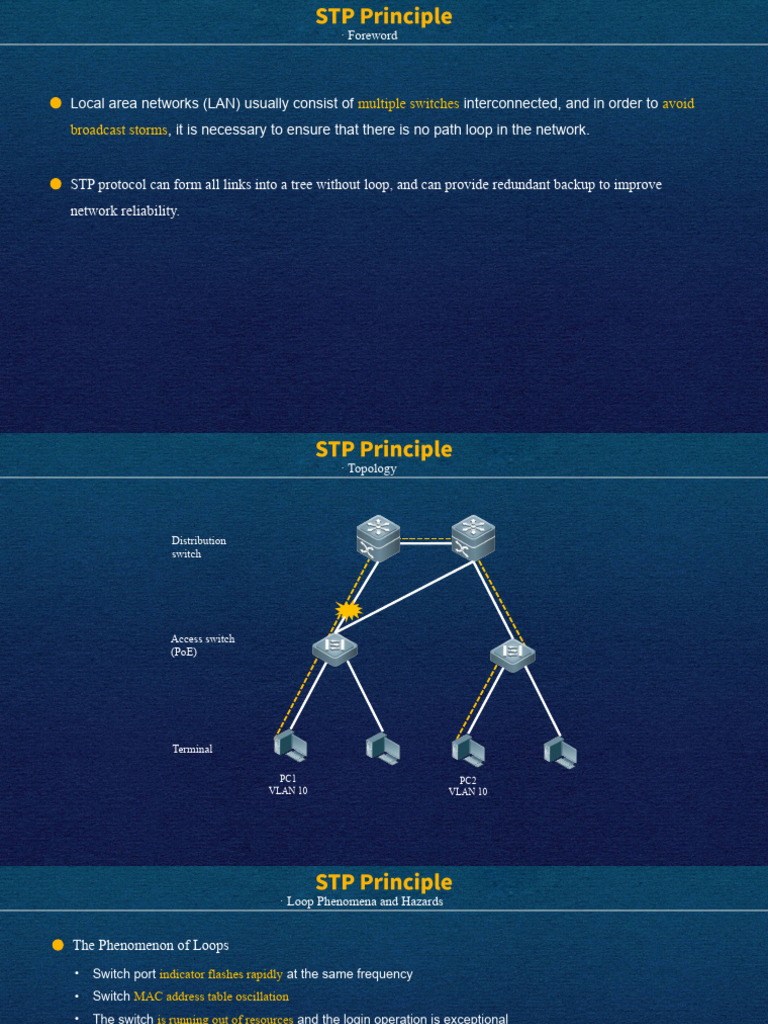 2-4-1.STP Principle | PDF | Network Switch | Physical Layer Protocols
