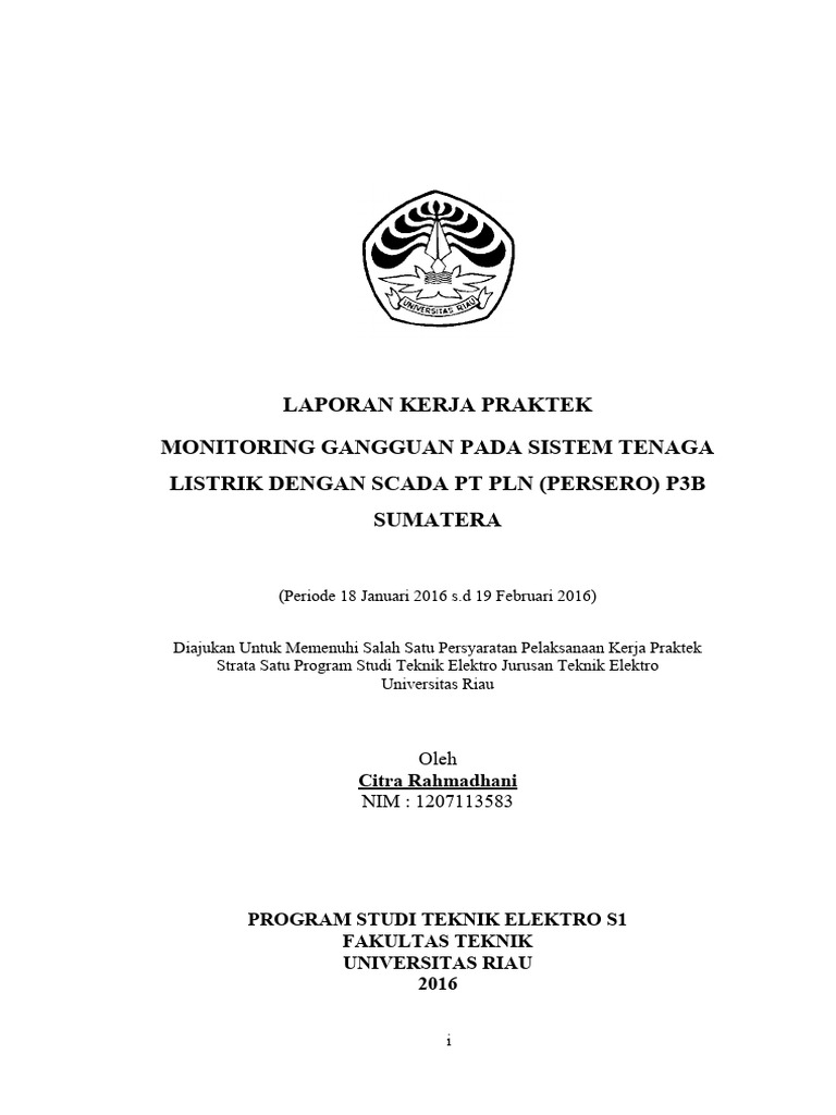 Monitoring Gangguan Listrik SCADA PLN | PDF | Komputer