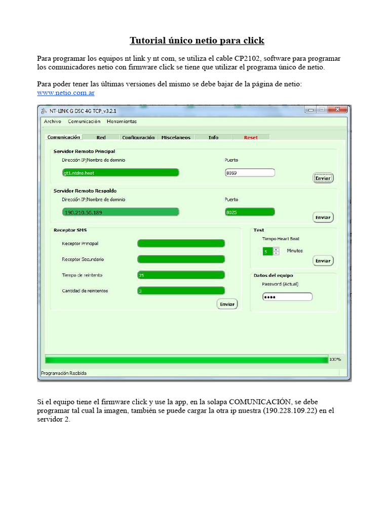 Tutorial Unico Click | PDF | Dirección IP | Contraseña