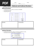Answer Key - 1-1 - Additional Practice | PDF | Numbers | Rational Number