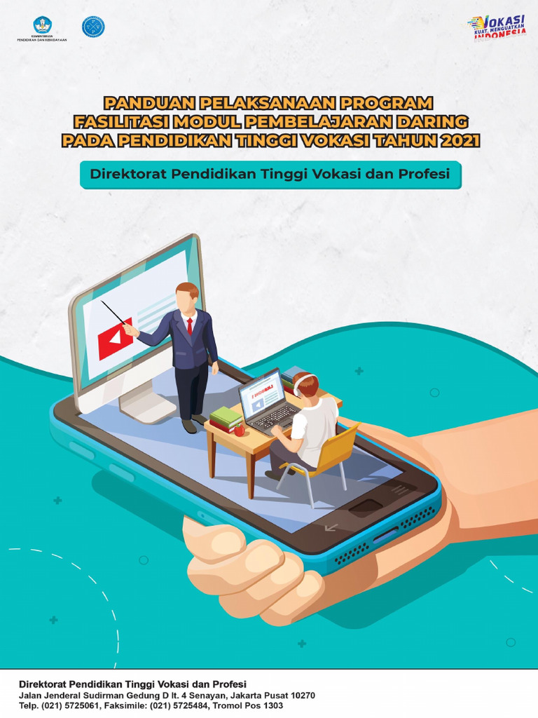 Panduan Pelaksanan Program Modul Pembelajaran Daring Tahun 2021 | PDF