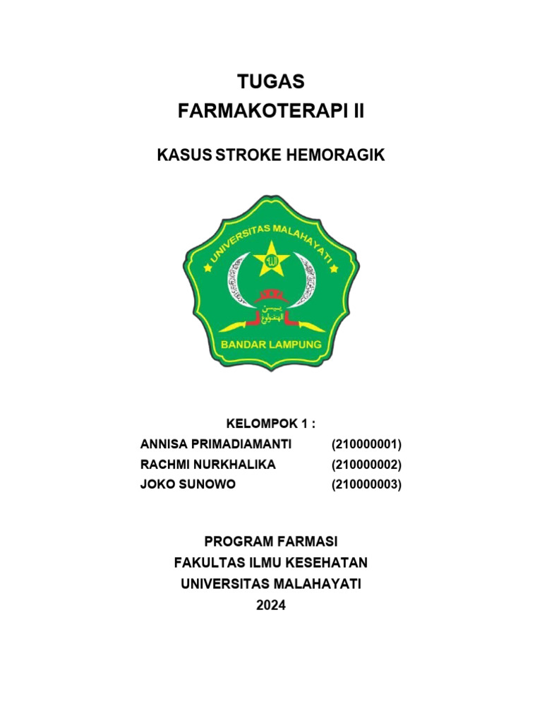 Stroke Hemoragik | PDF