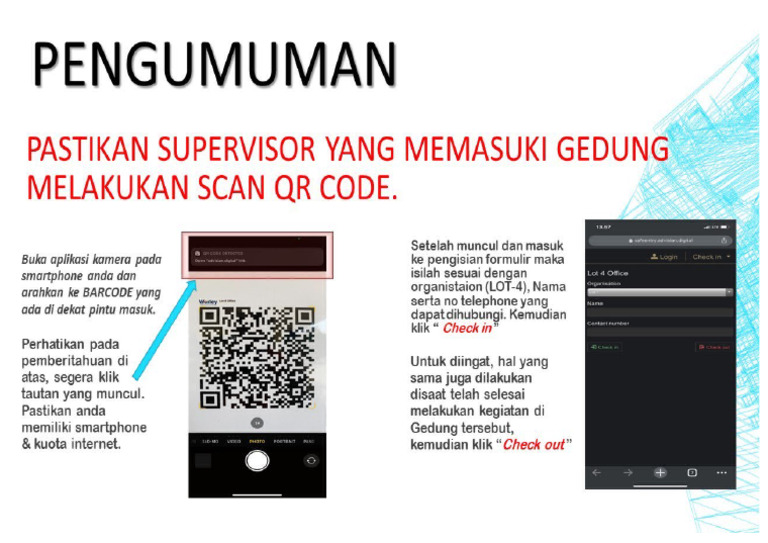 SCAN BARCODE CHECK IN | PDF