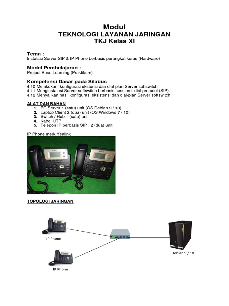 Modul VOIP Dan IP Phone | PDF | Griya & Taman
