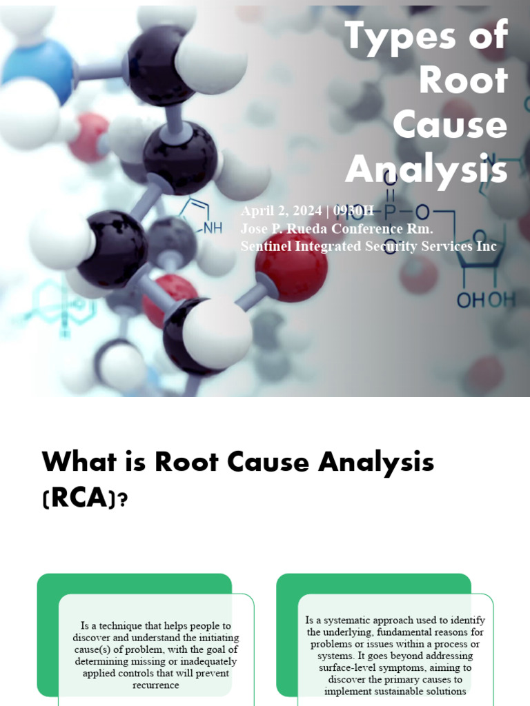 Types of Root Cause Analysis Methods | PDF
