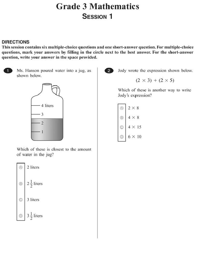 3rd Grade Math | PDF