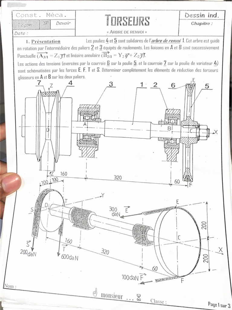 Statique analytique torseurs | PDF