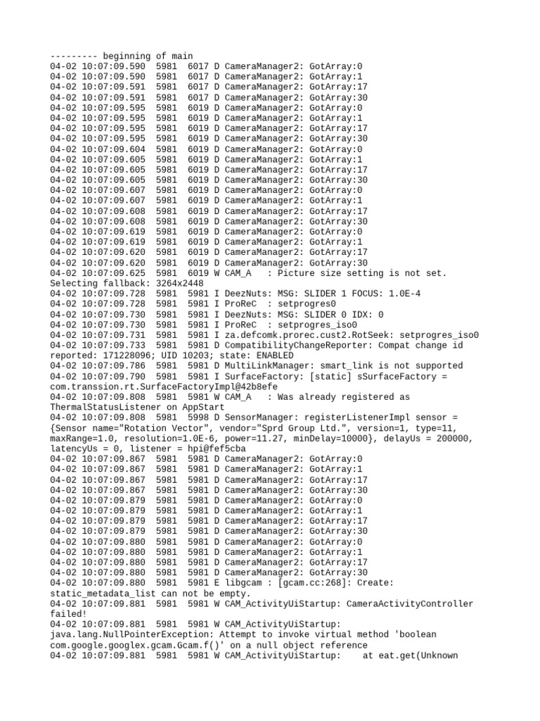 Logcat 1712027229504 | Download Free PDF | Java (Programming Language) | Computer Science