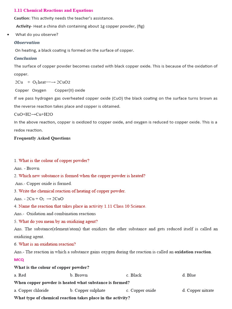 Observation Conclusion | PDF