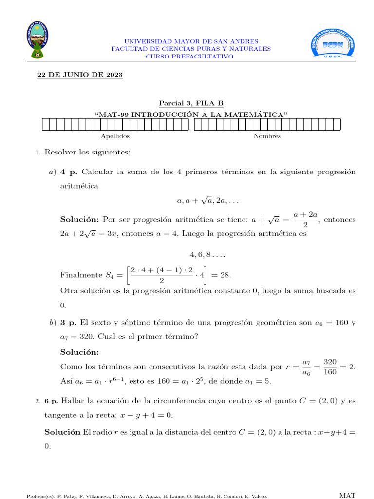 Examen_2B_Info | PDF | Formas geométricas | Conceptos matemáticos