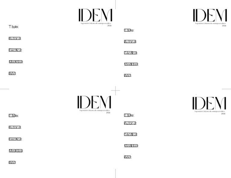 Fichas Tecnicas IDEM | PDF