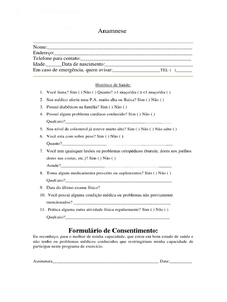 Anamnes e | PDF