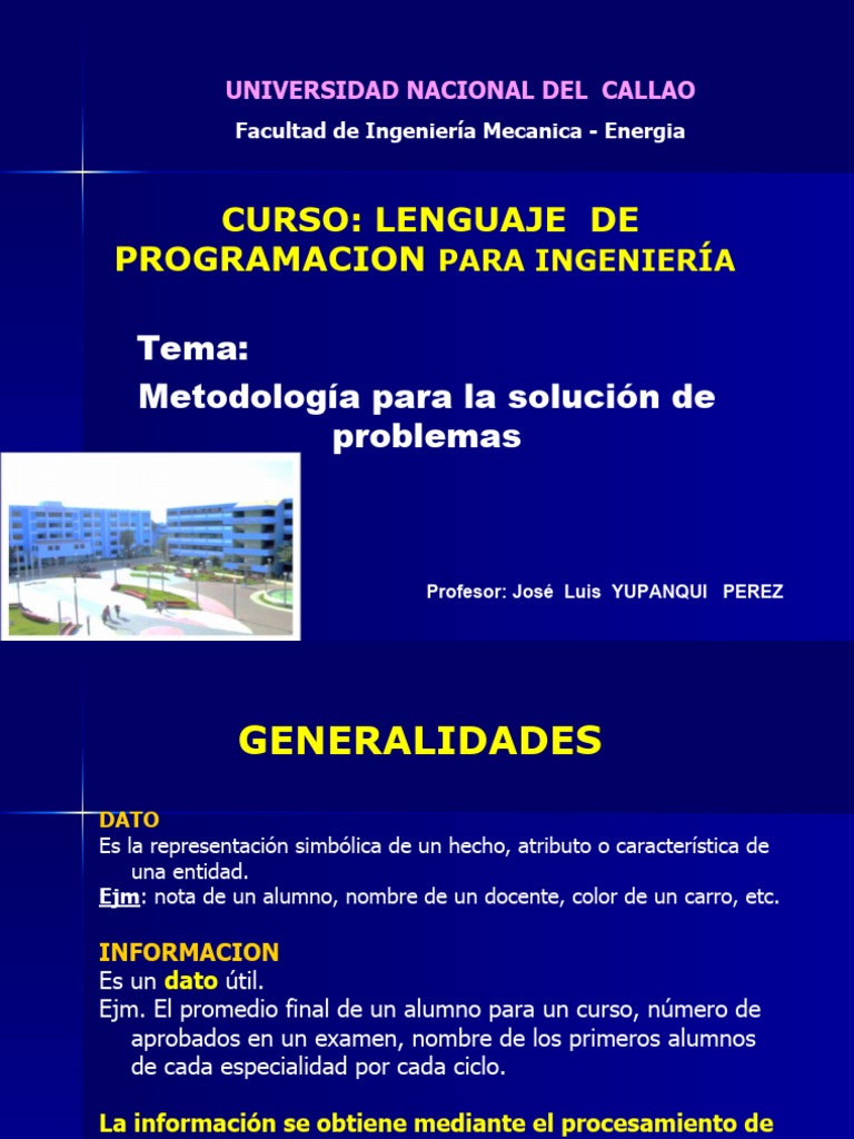 Pasos para resolver un problema | PDF | Algoritmos | Lenguaje de ...