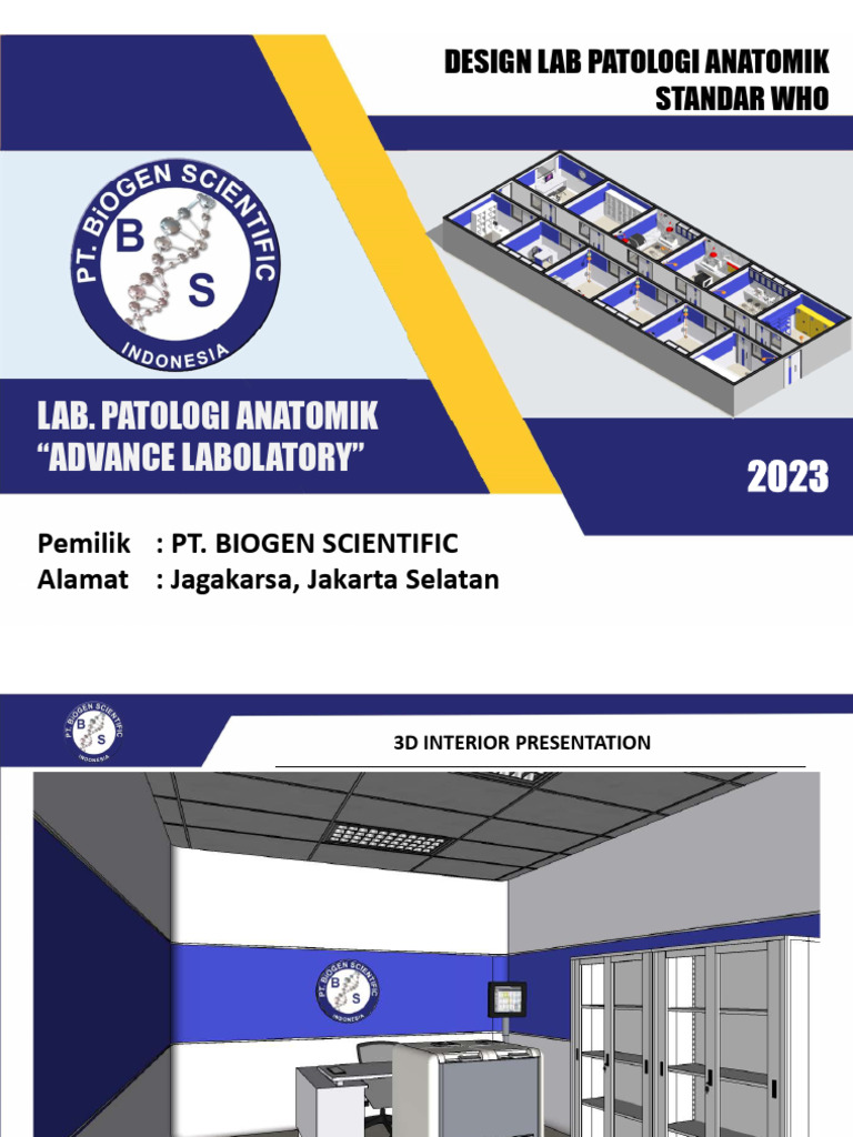 Desain 3D Lab Patologi Jagakarsa | PDF