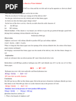 Chemical Formulas List For Class 10 | PDF | Hydroxide | Oxide