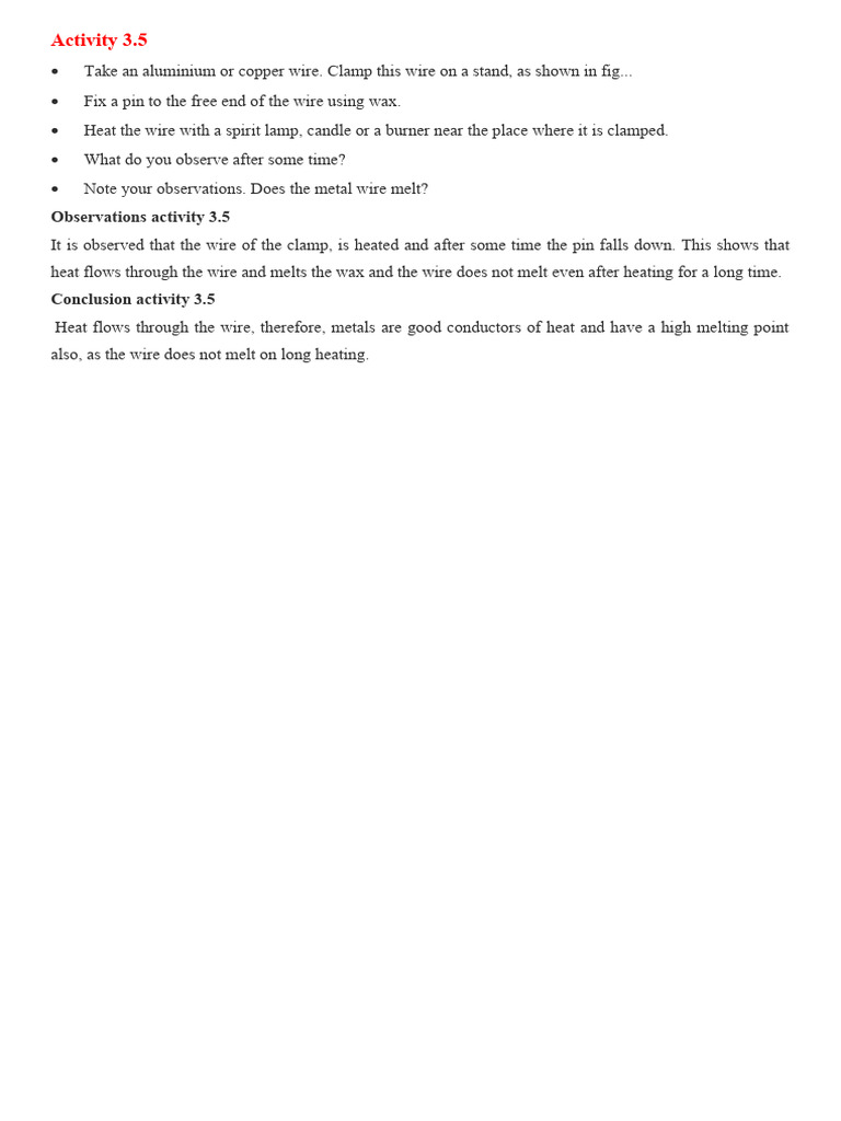 Observations Activity 3.5 | PDF | Science & Mathematics