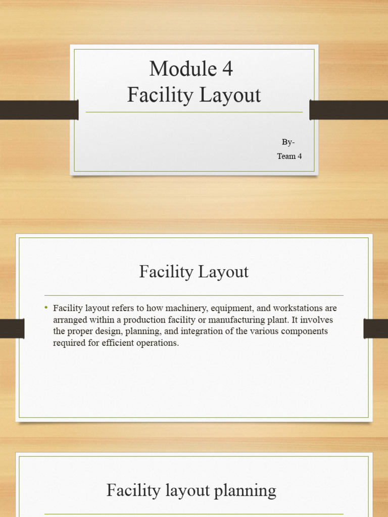 Module 4 POM presentation | PDF | Factory | Production And Manufacturing