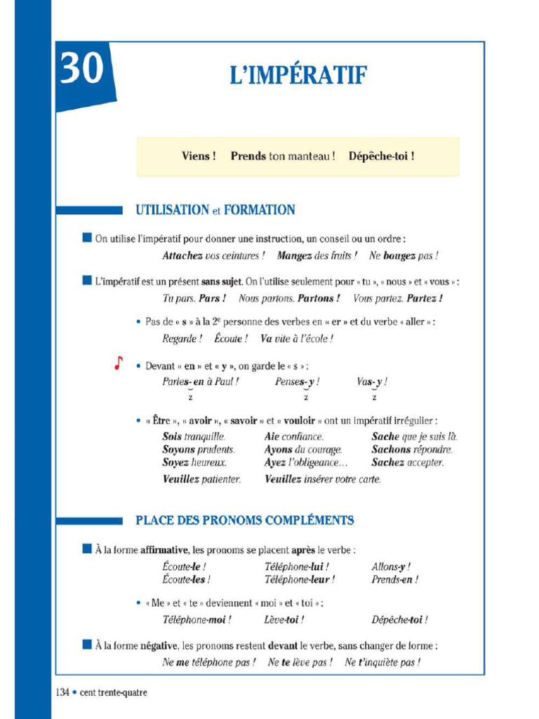 30 L'Impératif | PDF