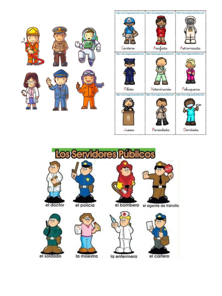 Profesiones, Oficios y Servidiores Publicos | PDF