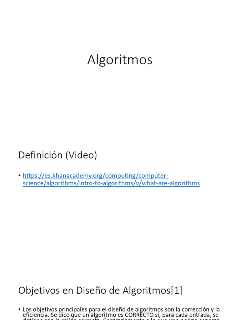 Introducción a Algoritmos y Big-O | PDF | Algoritmos | Memoria de acceso aleatorio