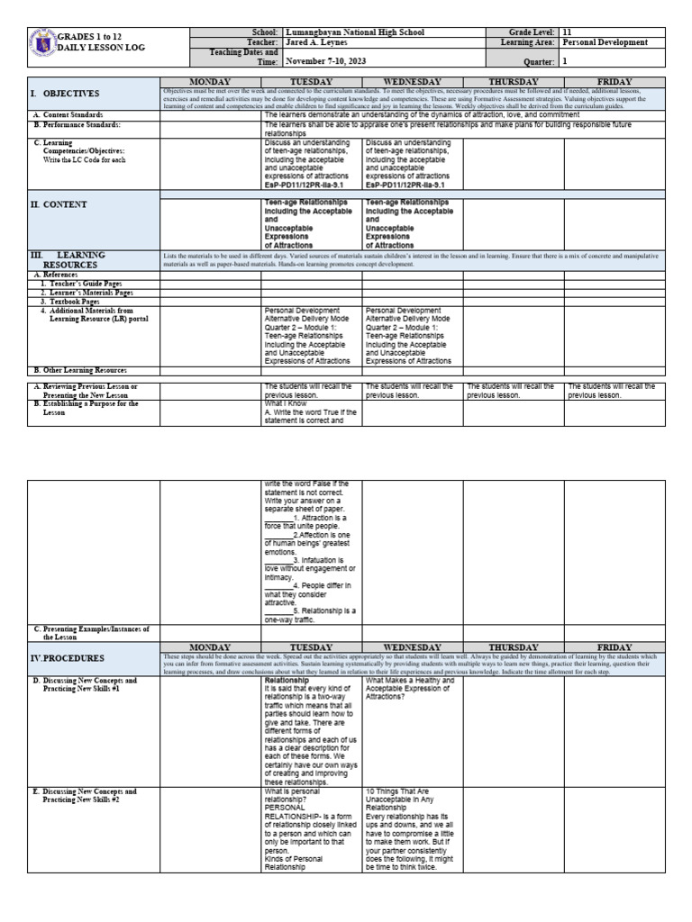 PerDev_Week 8 | PDF | Learning | Teachers