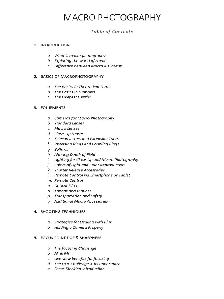 Macro Photography | PDF | Macro Photography | Imaging